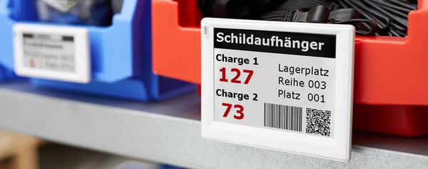 Elektronische Etiketten - Digitale Beschilderung in der Industrie