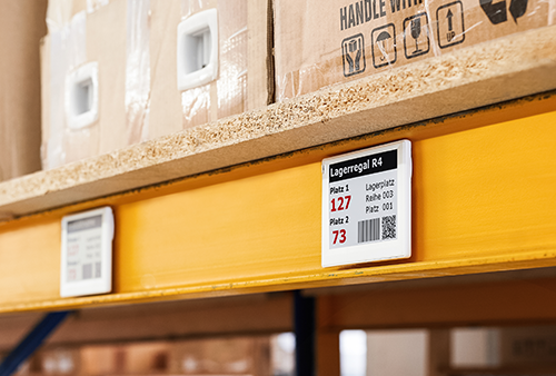 Elektronische Etiketten - Digitale Beschilderung in der Industrie